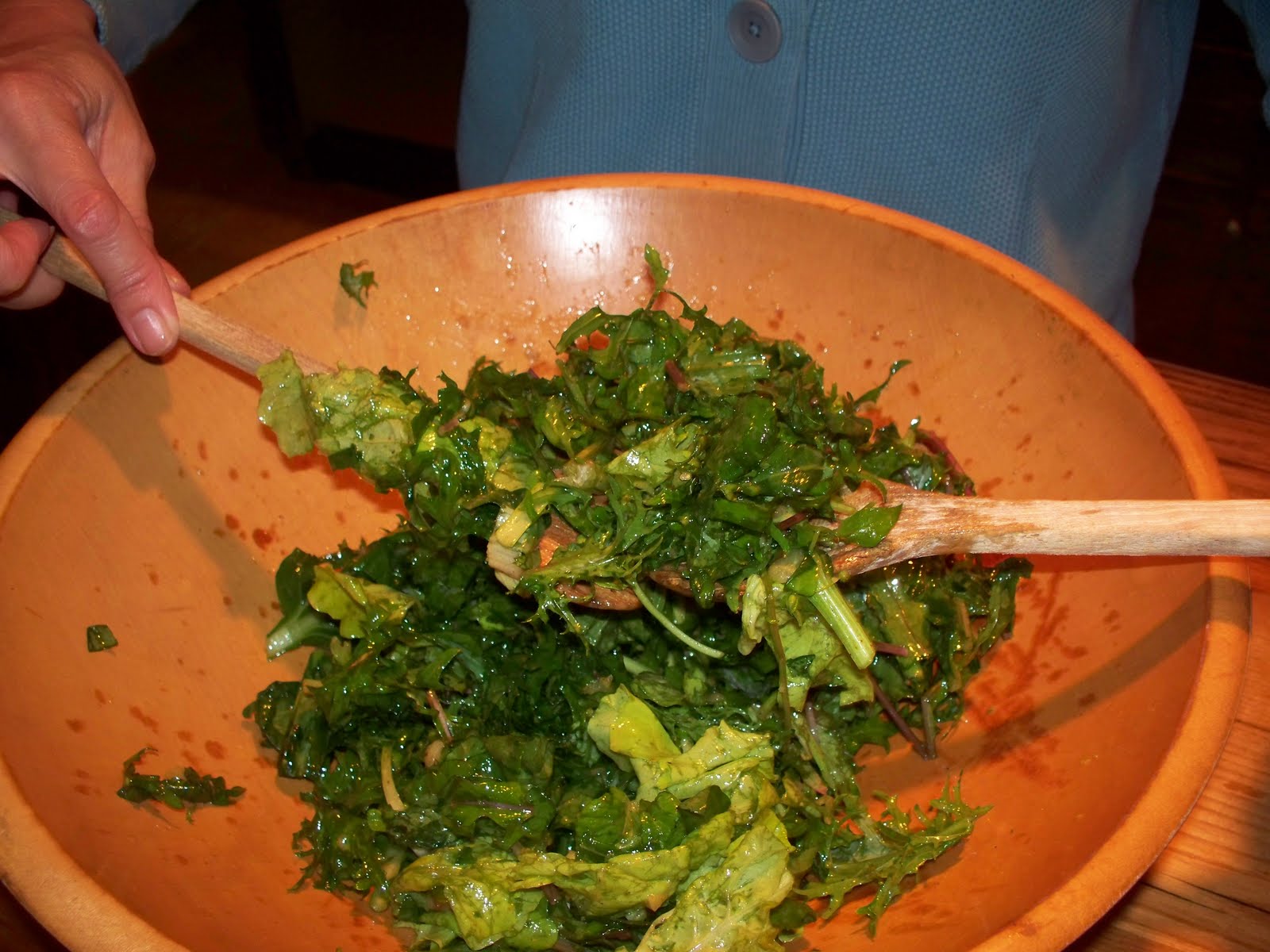 two farm shares: Week 1 - Braising Mix