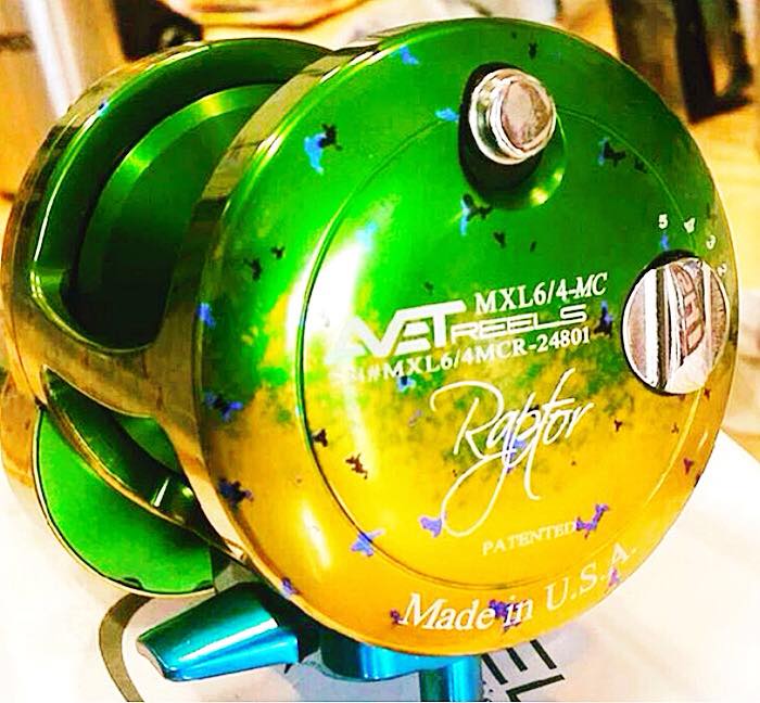PESCA CINTINA: Carrete Avet Reels LX 6/3 M.C. RAPTOR DORADO LIMITED EDITION