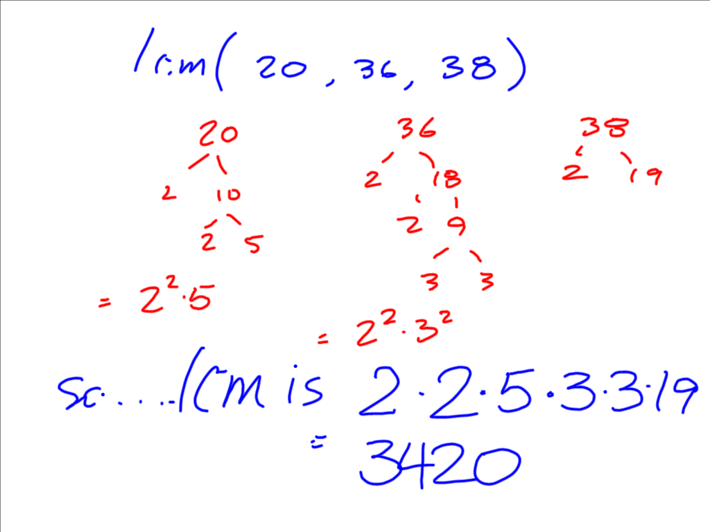 Grade 10 Applied and Pre-Calculus Math: GCF's and LCM's