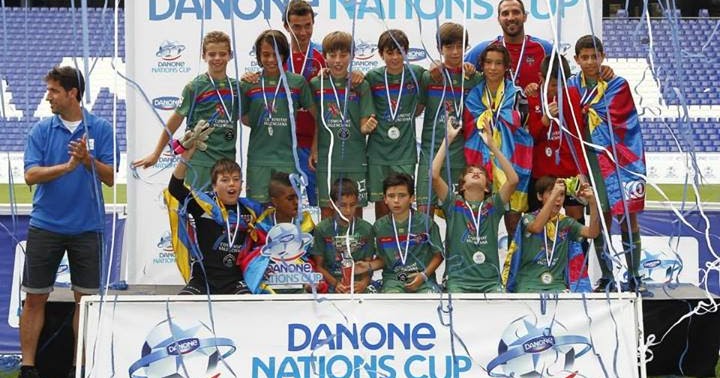El Alevín A campeón de la Danone Nations Cup