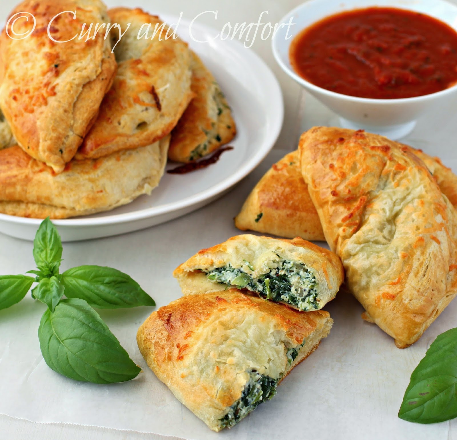 Kitchen Simmer: Spinach and Ricotta Stuffed Pockets