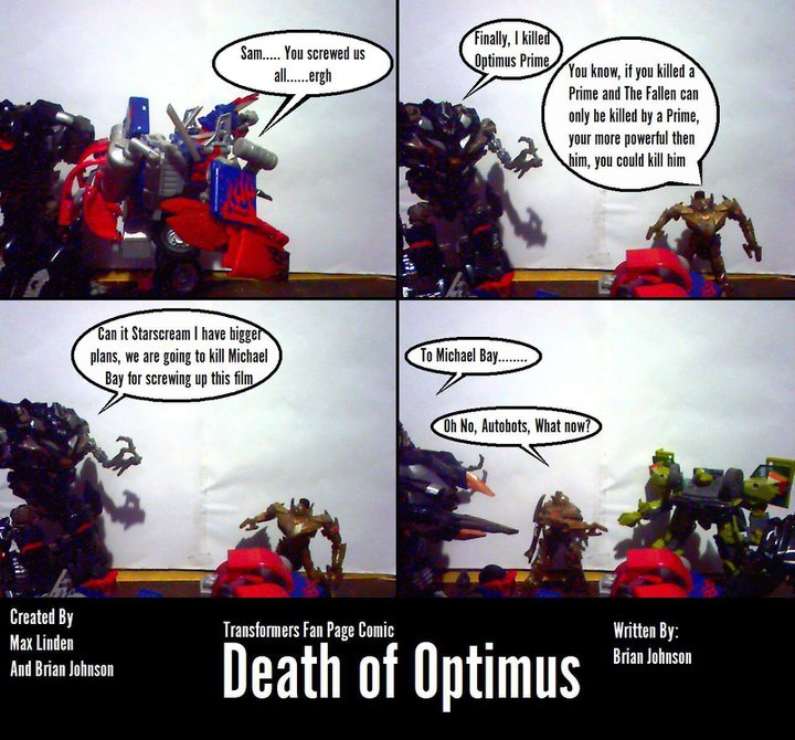 Transformers: Fan Page: Transformers Fan Page Comics: Season 1 Comic 1 ...