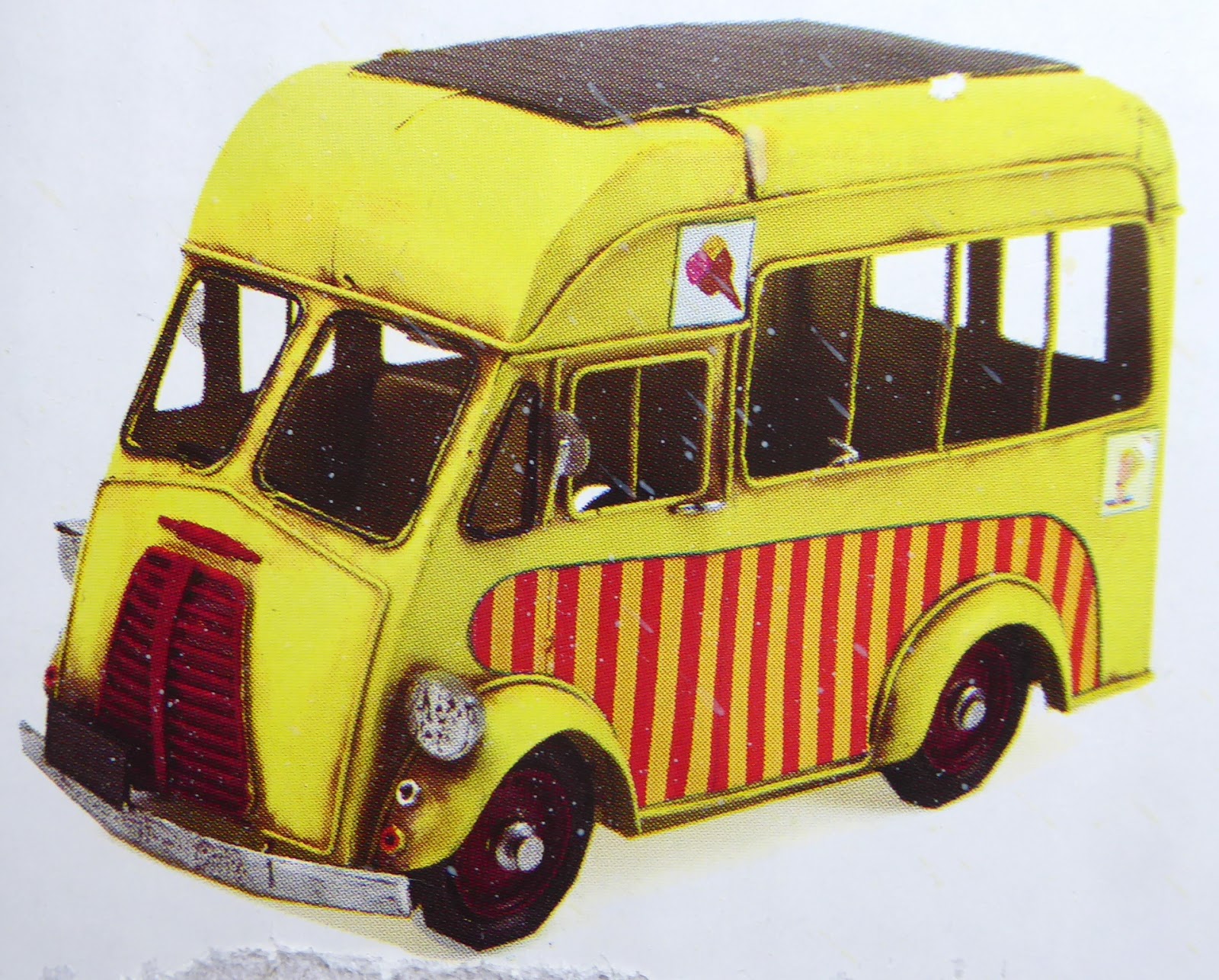 MORRIS-TYPE JB VAN (AUSTIN-101 Version): Morris J Ice Cream Van