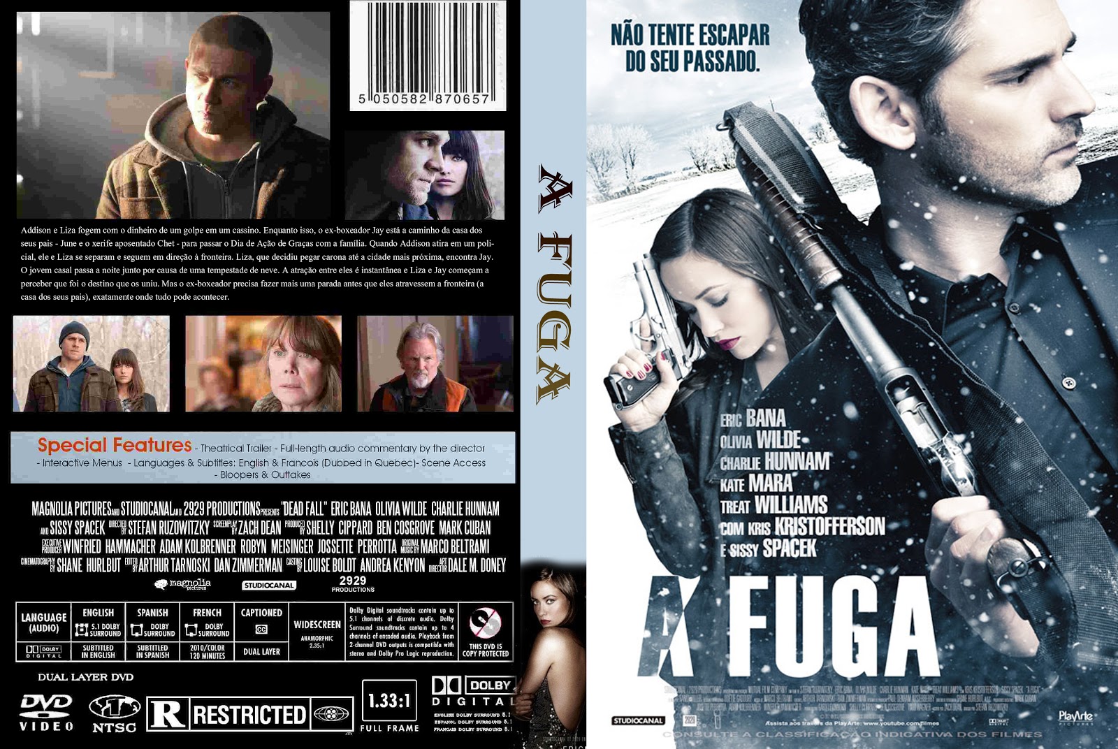 Capas Filmes Ação: A Fuga