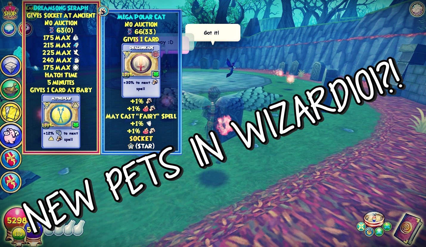Stars of the Spiral: New Pets in Wizard101?!