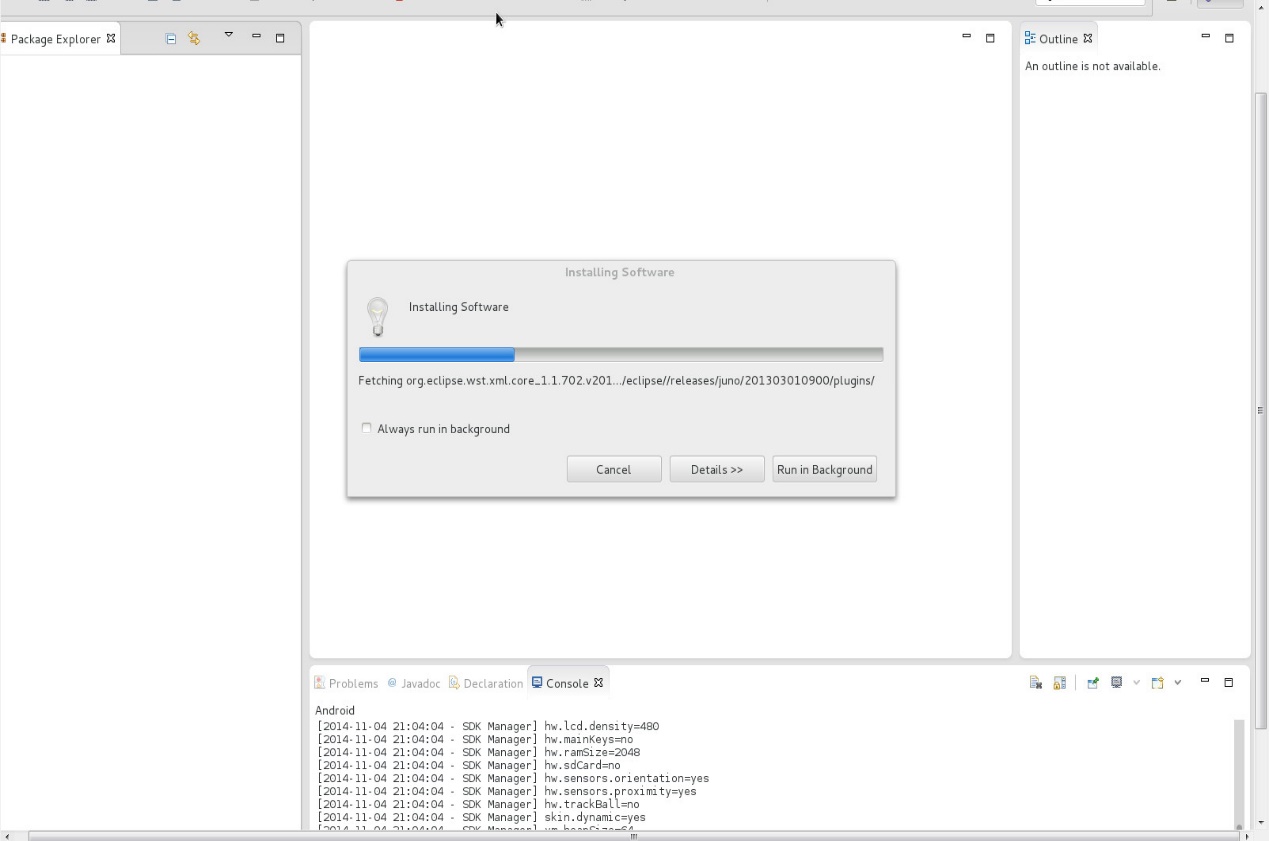 CentOS - Android ADT Bundle