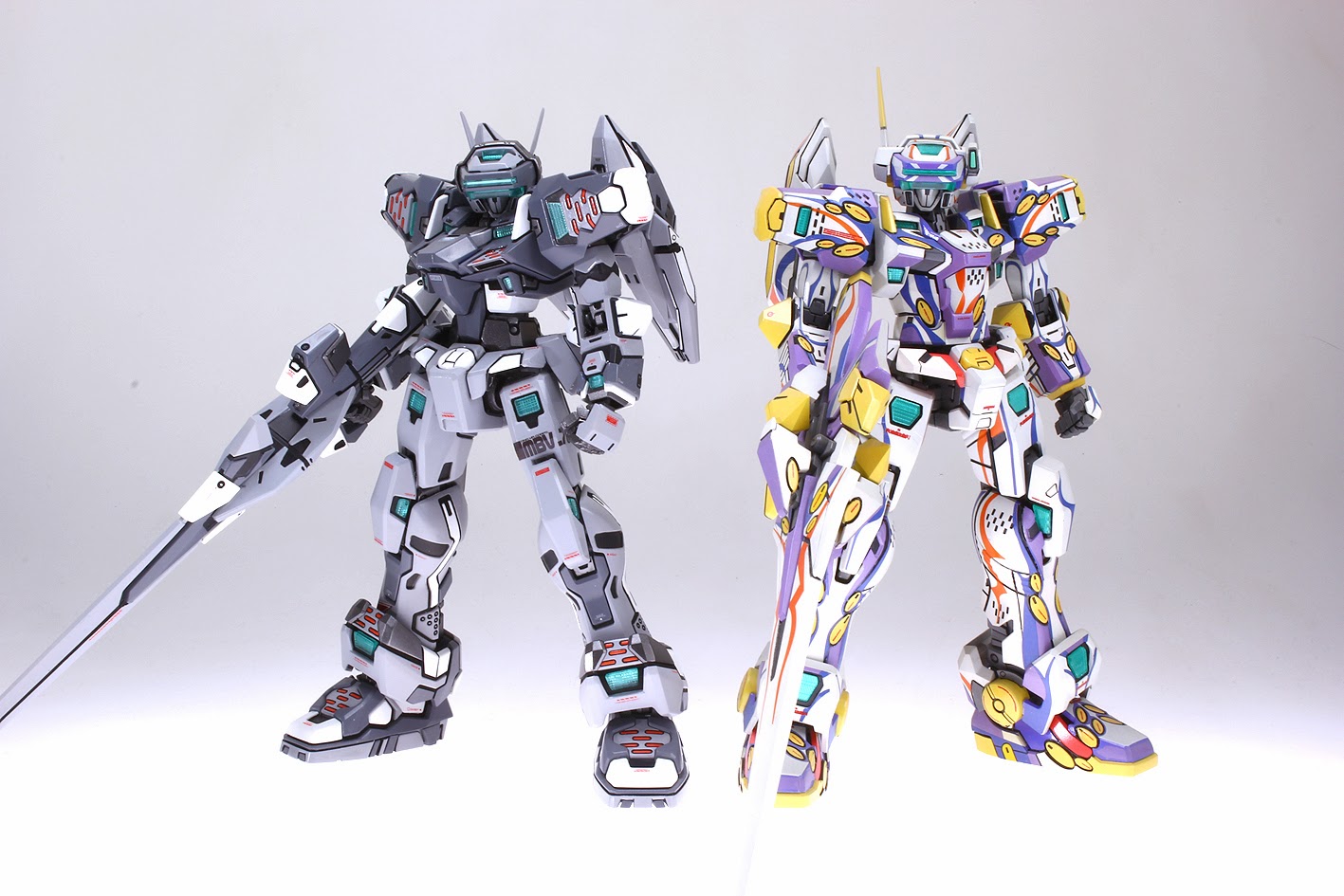 GUNDAM GUY: MG 1/100 Sazabi Ver.Ka & Volks Oratan Temjin - Painted ...