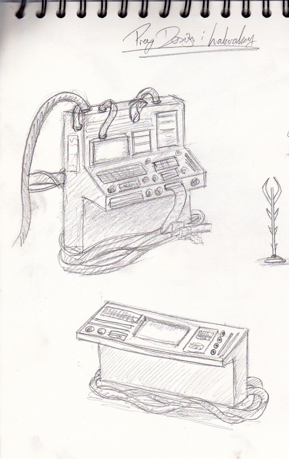 Anthony Duke Design: Unit 4: Laboratory Concept Sketching
