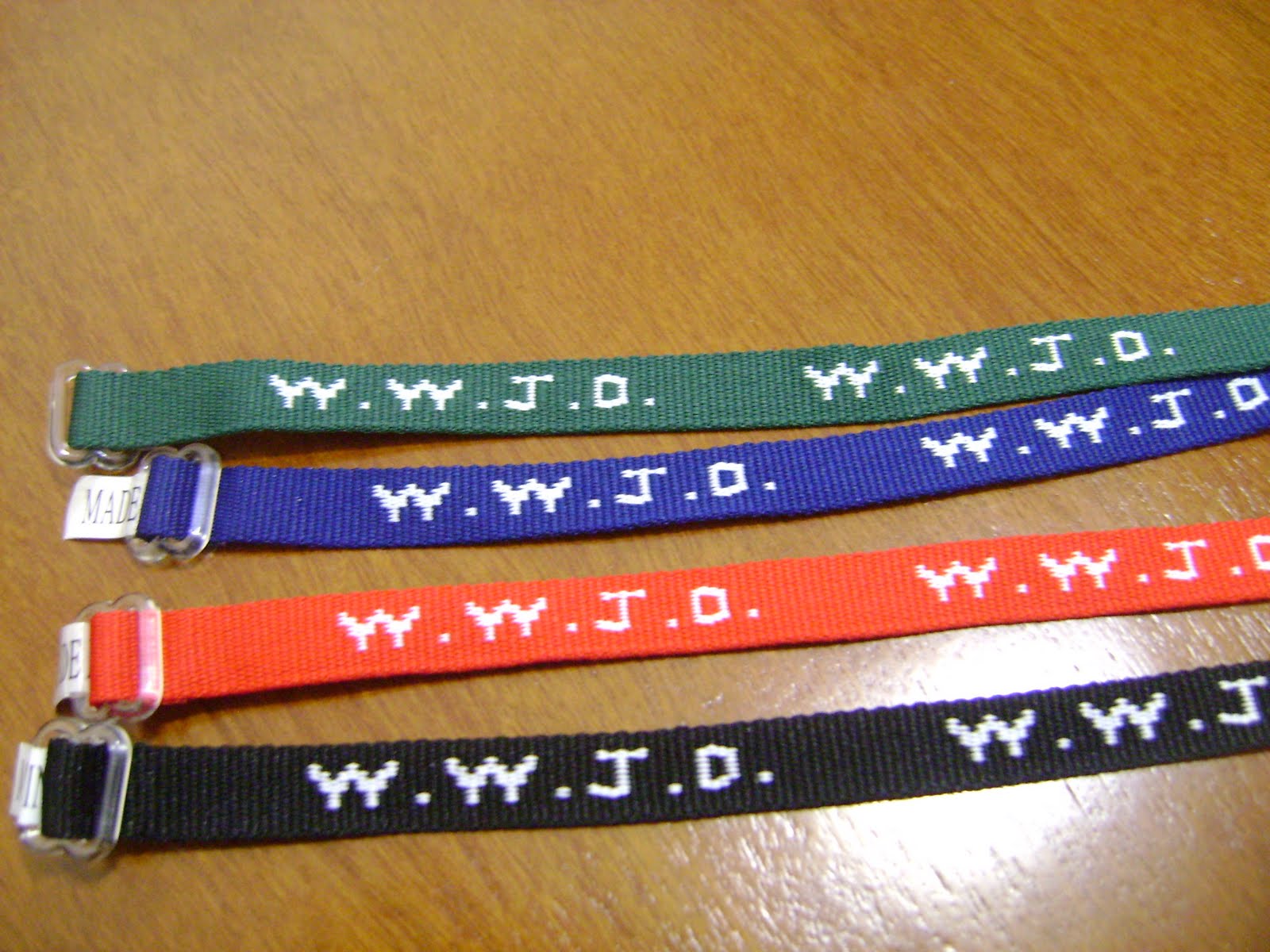 Pulseiras WWJD - What Would Jesus Do?