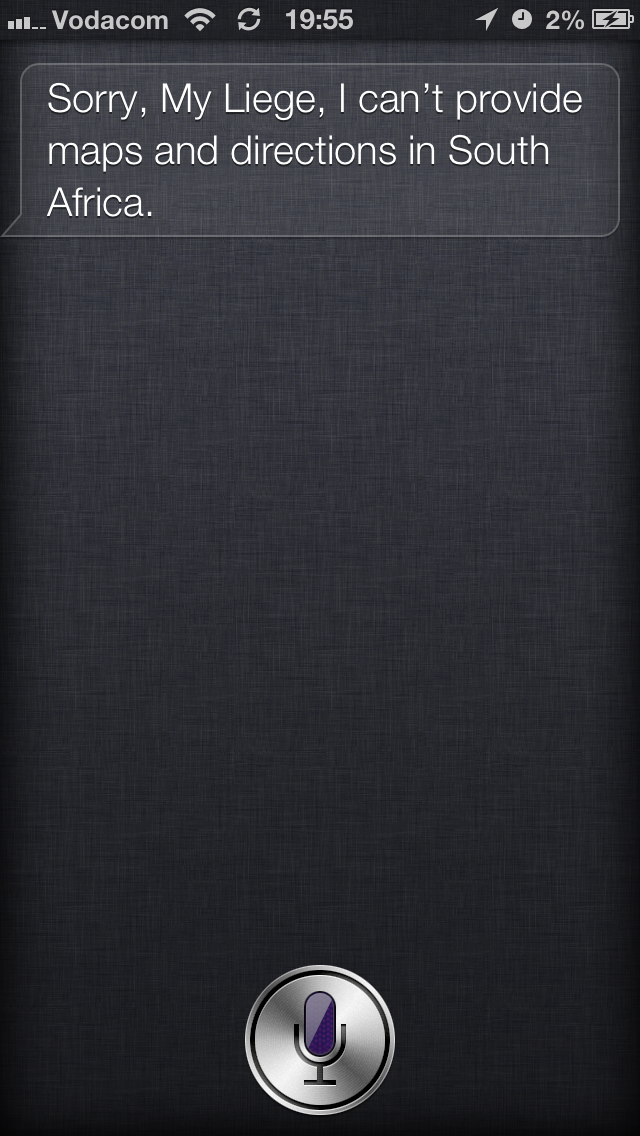 The Crimson Cipher: Use Siri for Directions in South Africa