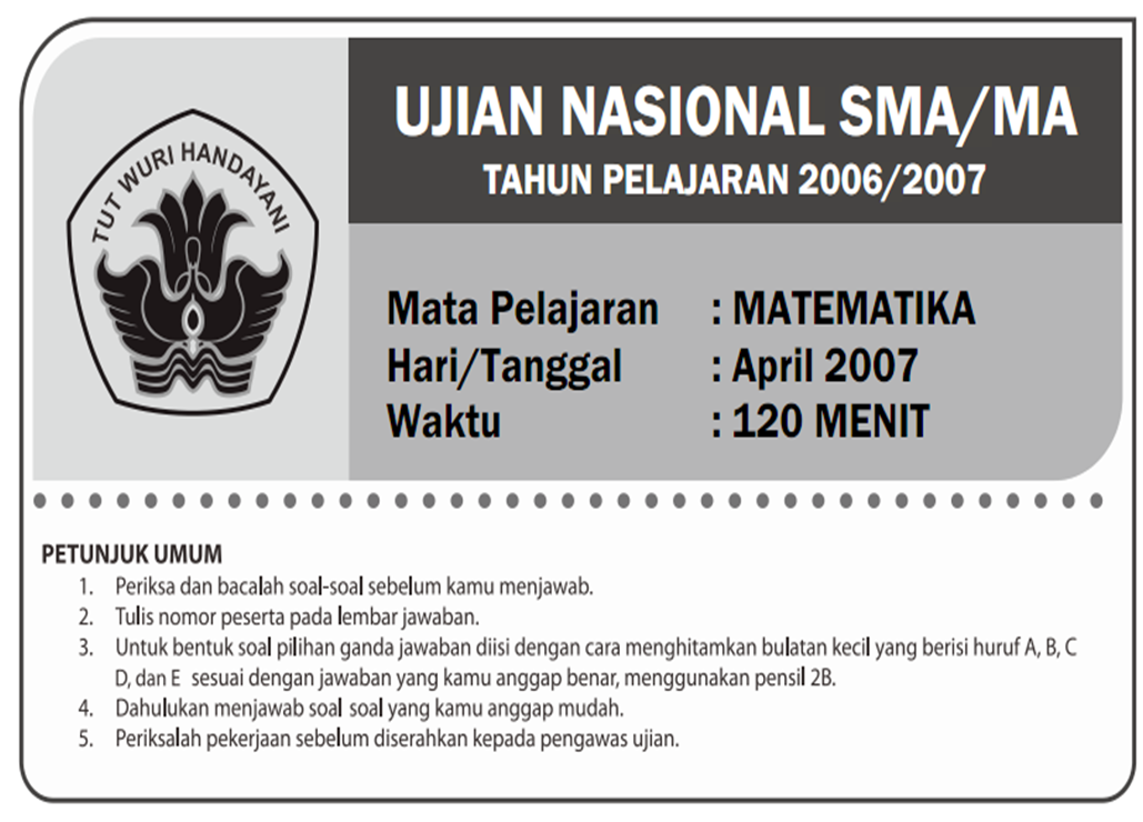 Download Soal dan Kunci Jawaban Ujian Nasional (UN) SMA Lengkap Terbaru ...