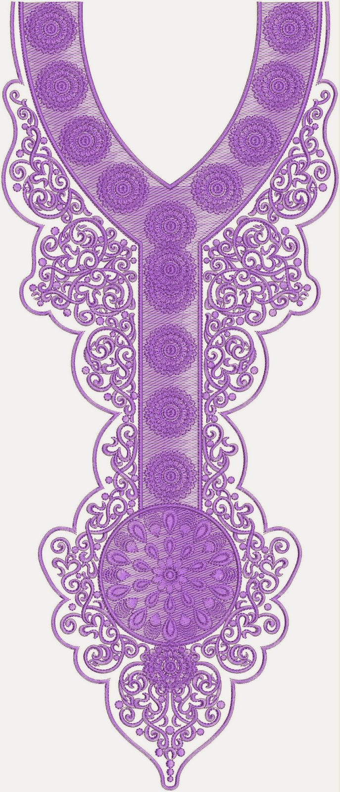 EmbDesignTube: Standard Neck Embroidery Designs