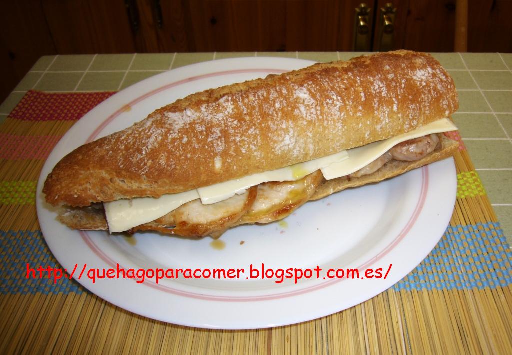¿QUÉ HAGO PARA COMER?: BOCADILLO DE LOMO CON QUESO