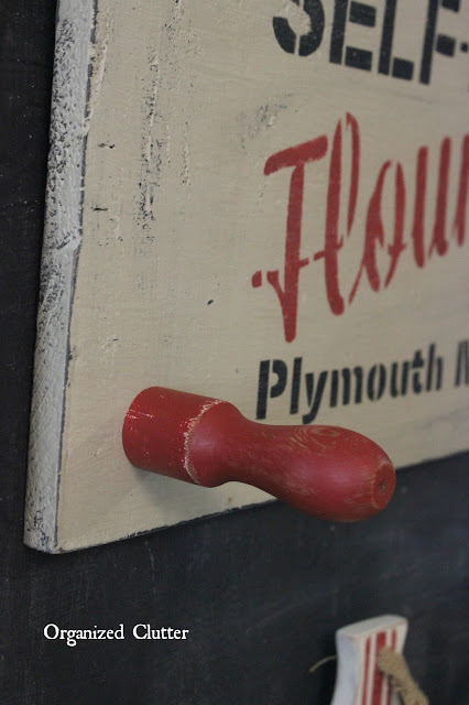 Self Rising Flour Sign with Knick of Time Stencil! - Organized Clutter