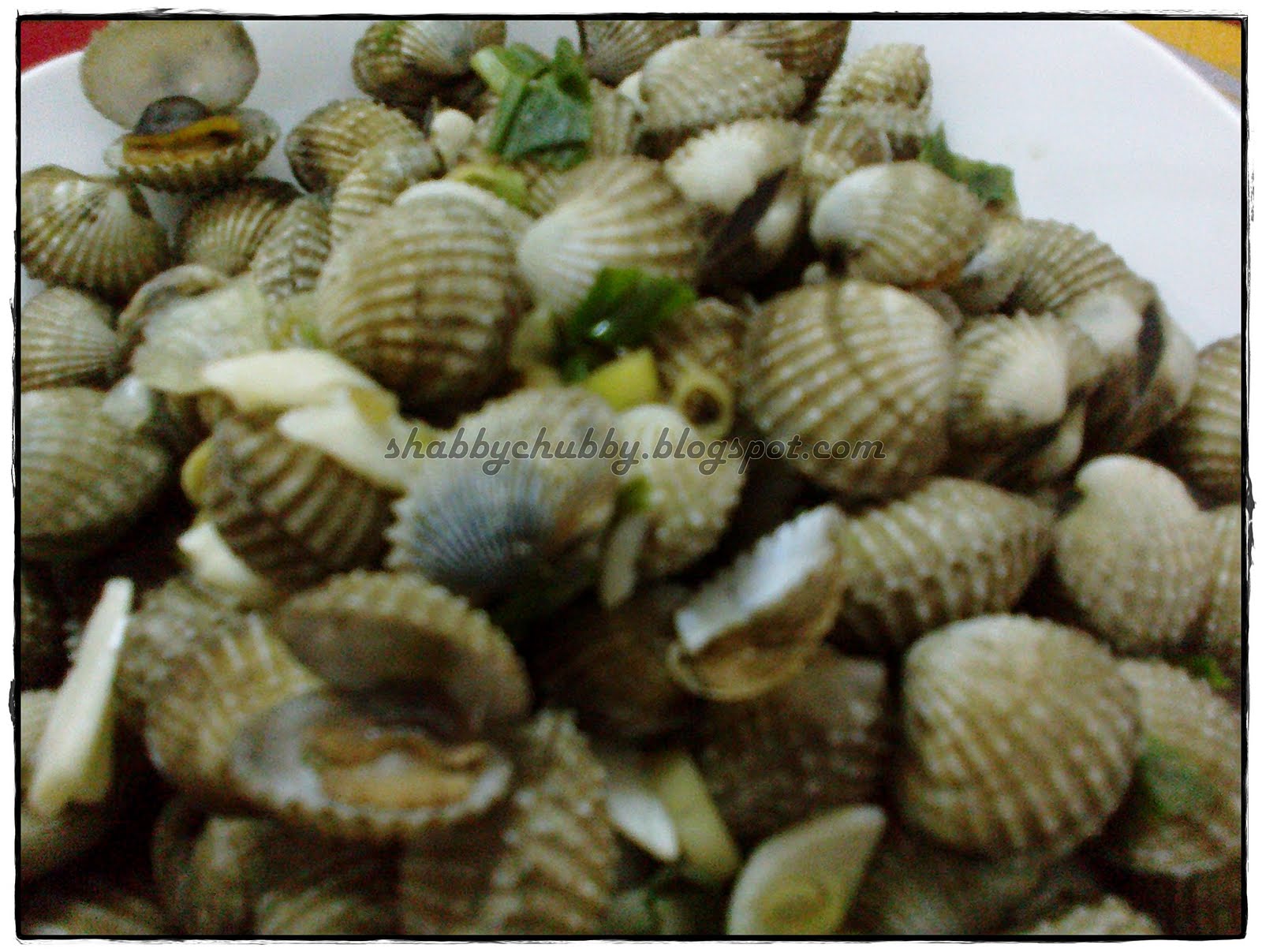 Blog Shabby Chubby: RESEPI : Kerang Rebus