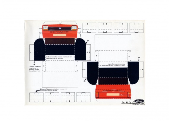 SP. Papel Modelismo: PaperCraft - Ford Fiesta