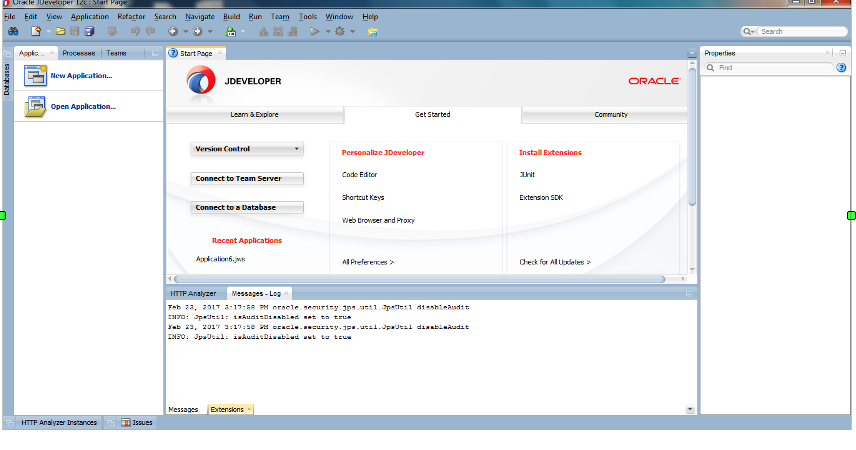 How To Create An Oracle Adf Fusion Web Application ~ Oracle Adf 12c Application Development