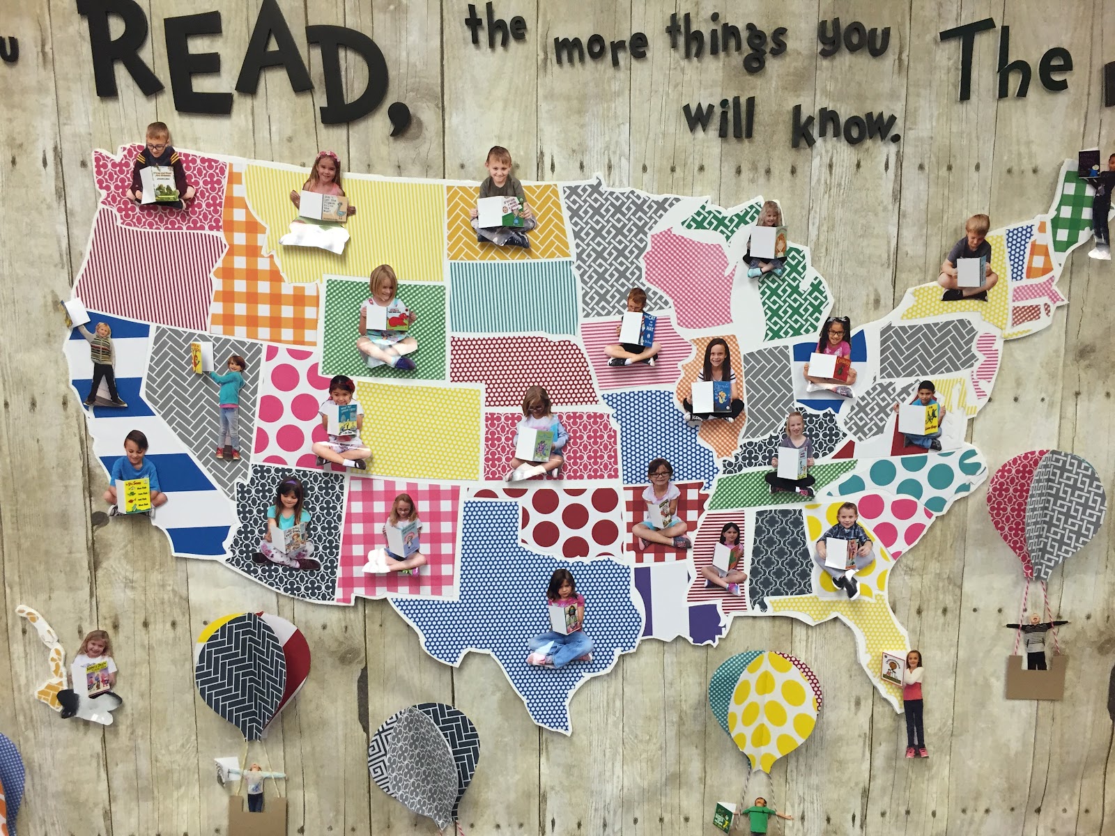 A Joyful Girl...: Read Across America Bulletin Board!