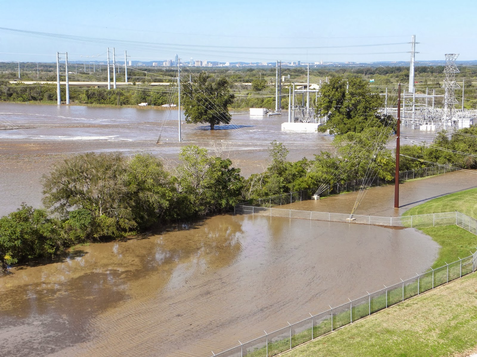 Austin Energy: Heavy Rains Flood Substation and Nearby Fallwell Lane