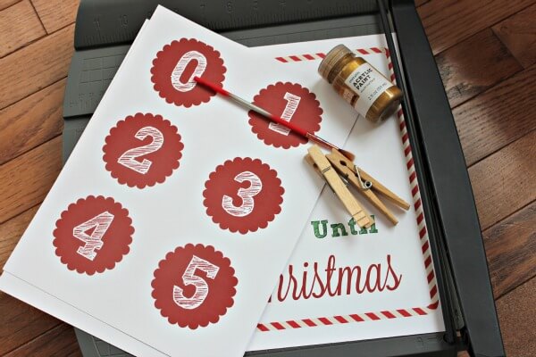 Free Christmas Countdown Printable Sign | Sunny Day Family