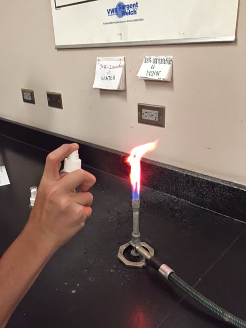 Chemistry with Mrs. Riggs: Who doesn't love setting things on fire?