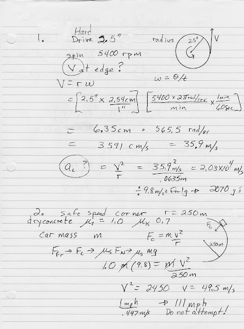 Physics Lecture Notes: Chapter 6 Part 1 Circular Motion, Centripetal ...
