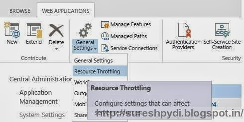 SharePoint - Back to Basics – Resource throttling Settings - Things to ...