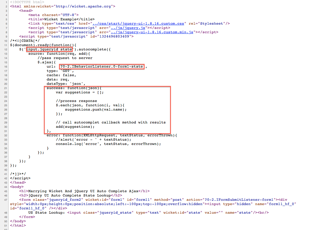 The Wicket Evangelist: A Reusable jQuery UI Autocomplete Wicket Component