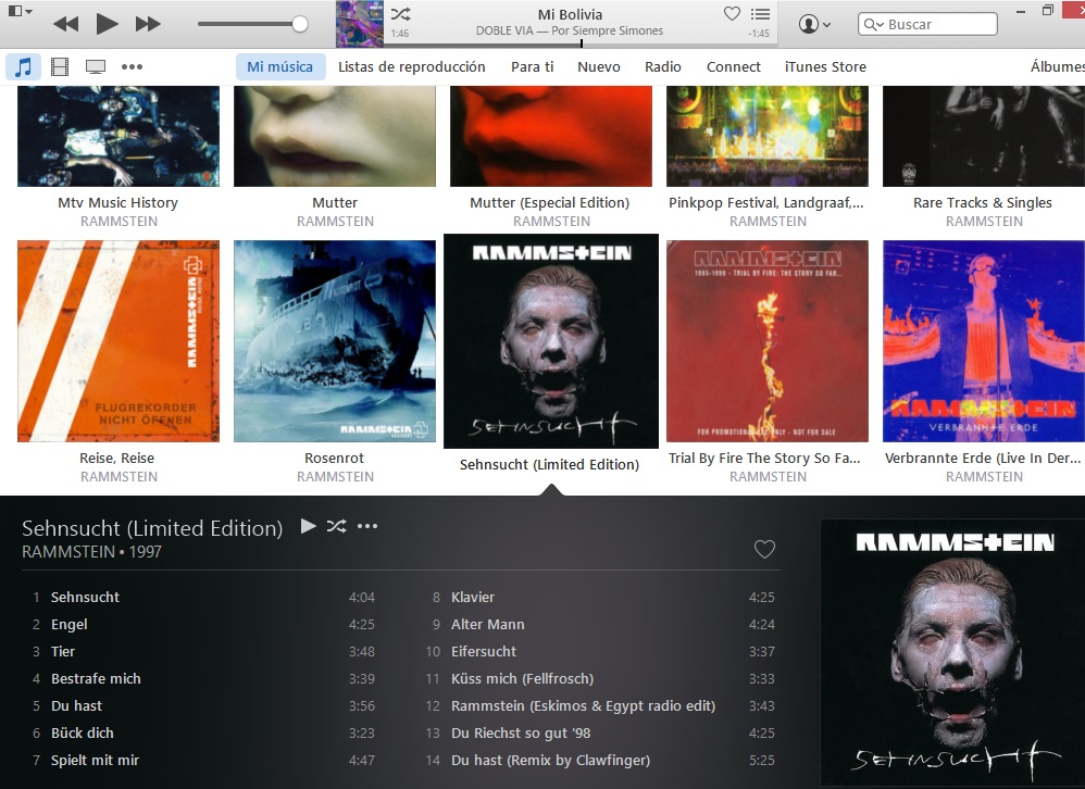 DISCOGRAFIA DE RAMMSTEIN