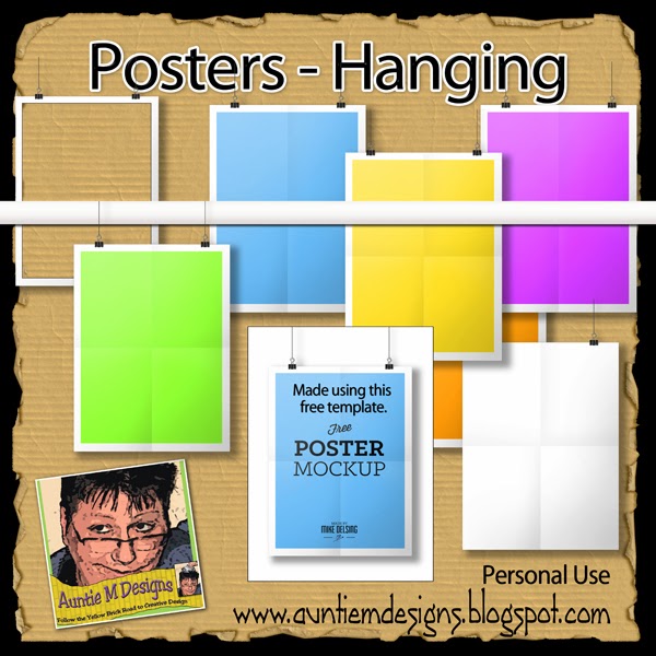 Auntie M Designs: Hanging Posters