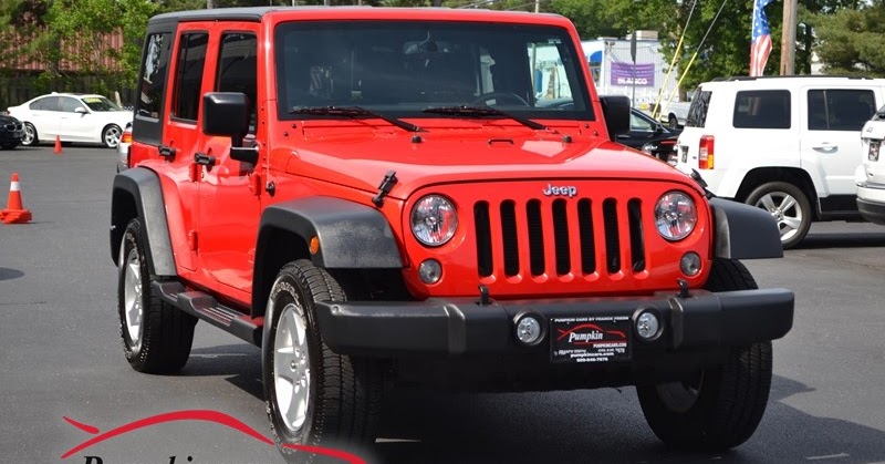 Make this Firecracker red Jeep Wrangler YOURS