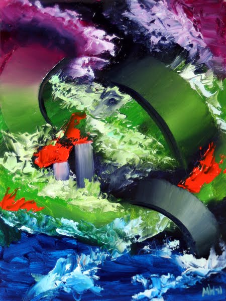 Daily Painters of California: Mark Webster - Abstraction 6 - Abstract ...