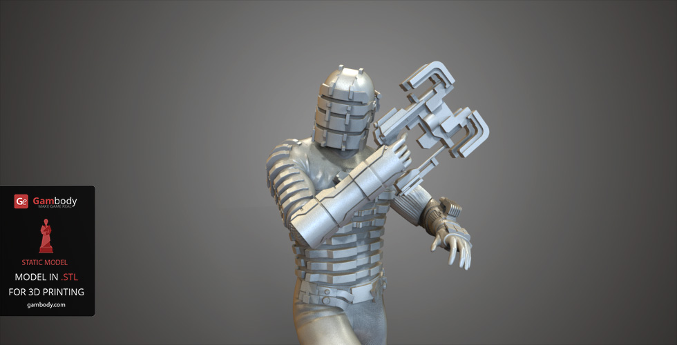 Dead Space-Isaac Clarke 3D Model | Static Figure | 3D Printing Designs