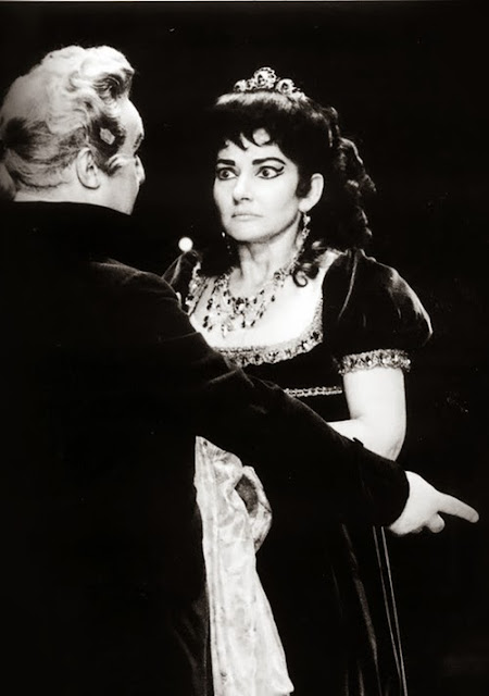 Maria callas: Maria Callas as Floria Tosca in Act II of Puccini’s opera ...