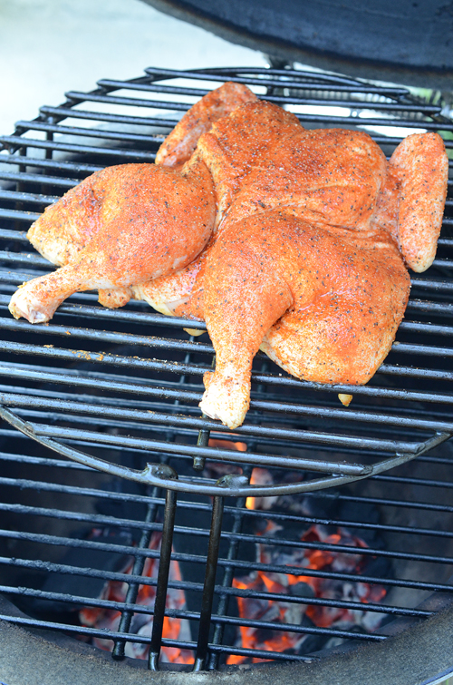 Spatchcocked Ginger Ale Chicken