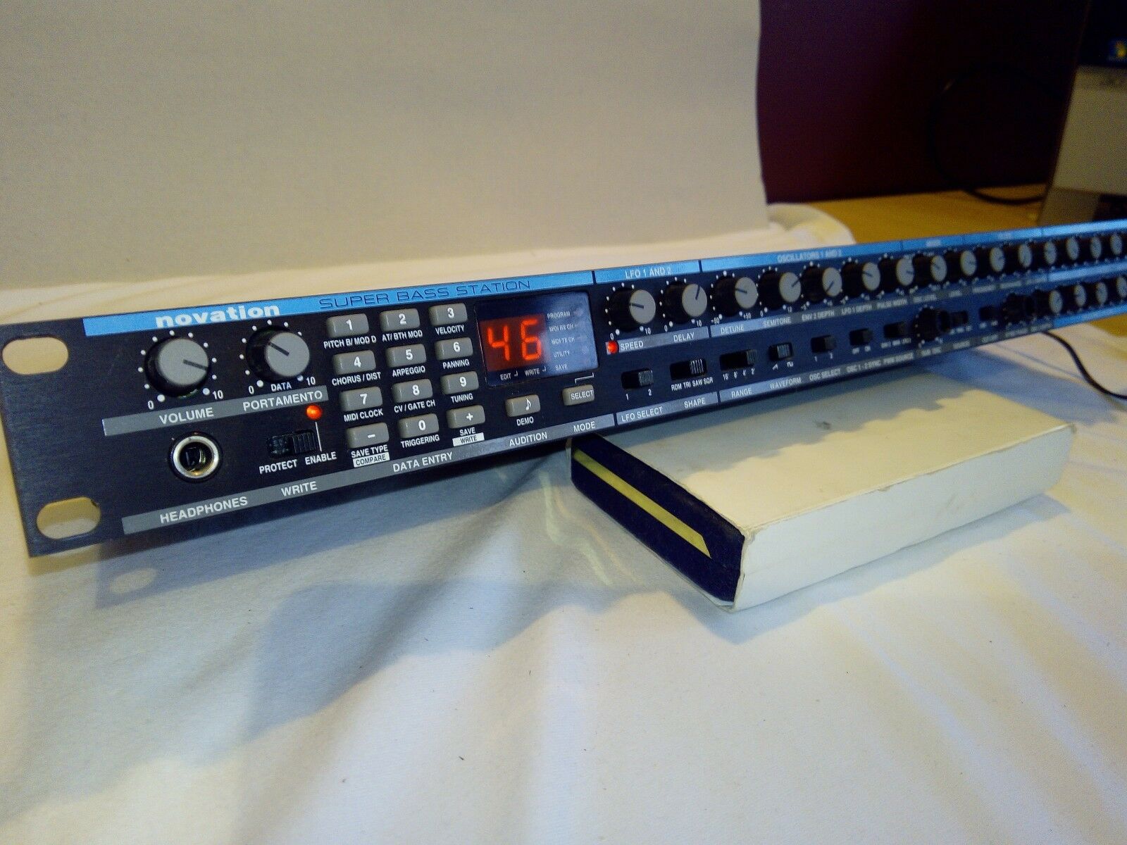 MATRIXSYNTH: Novation Bass Station Analog Rack Synth SN 020312