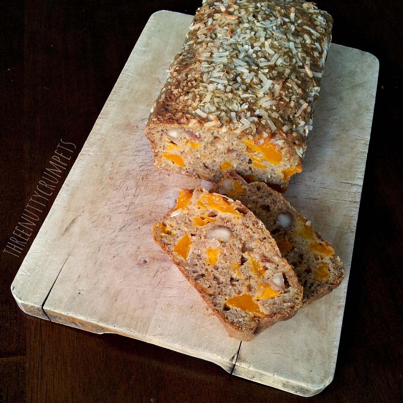 Three Nutty Crumpets: Mango Coconut Mac-nut Bread