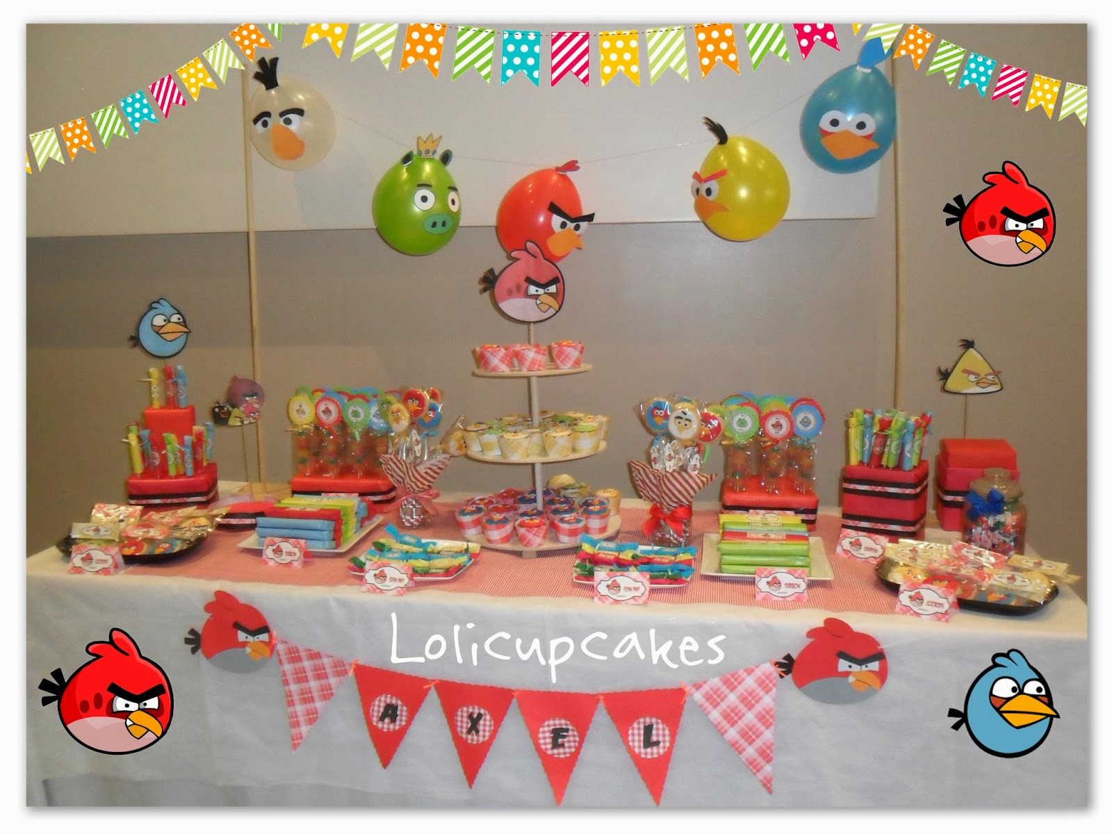 Candy Bar angry birds | Fiestas y cumples temáticos