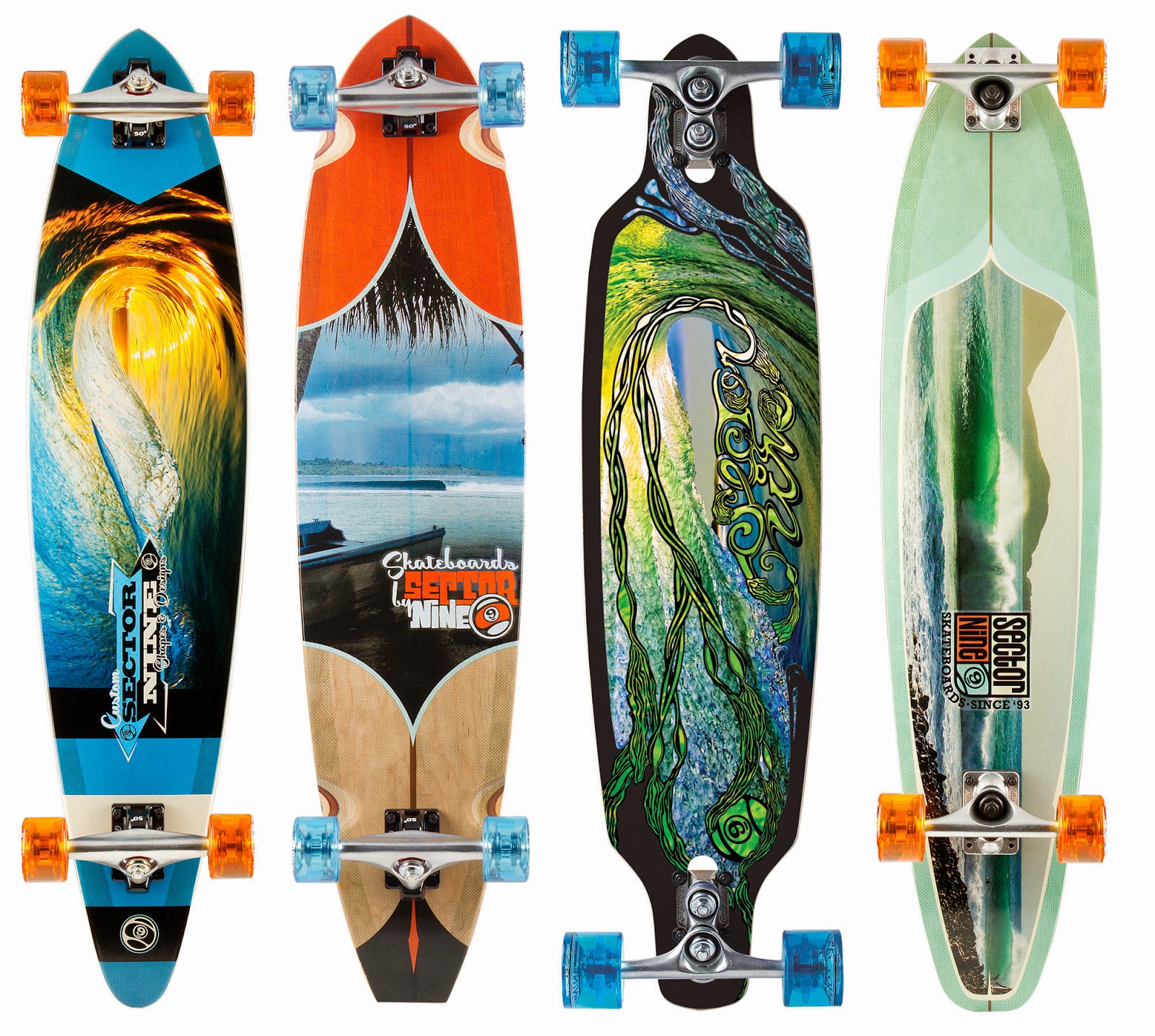 Damage Boardshop: Sector 9 Longboards!