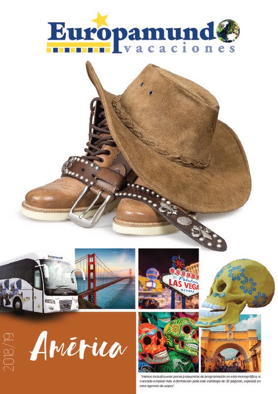 Europamundo catálogo circuitos por América 2018 - Catalogosviajes.com