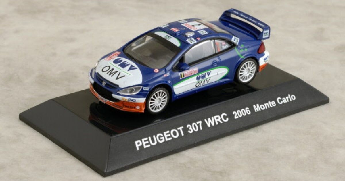 My Toy & Hobby: 1/64 CMs RALLY CAR COLLECTION SS.8.5 PEUGEOT 307 WRC ...