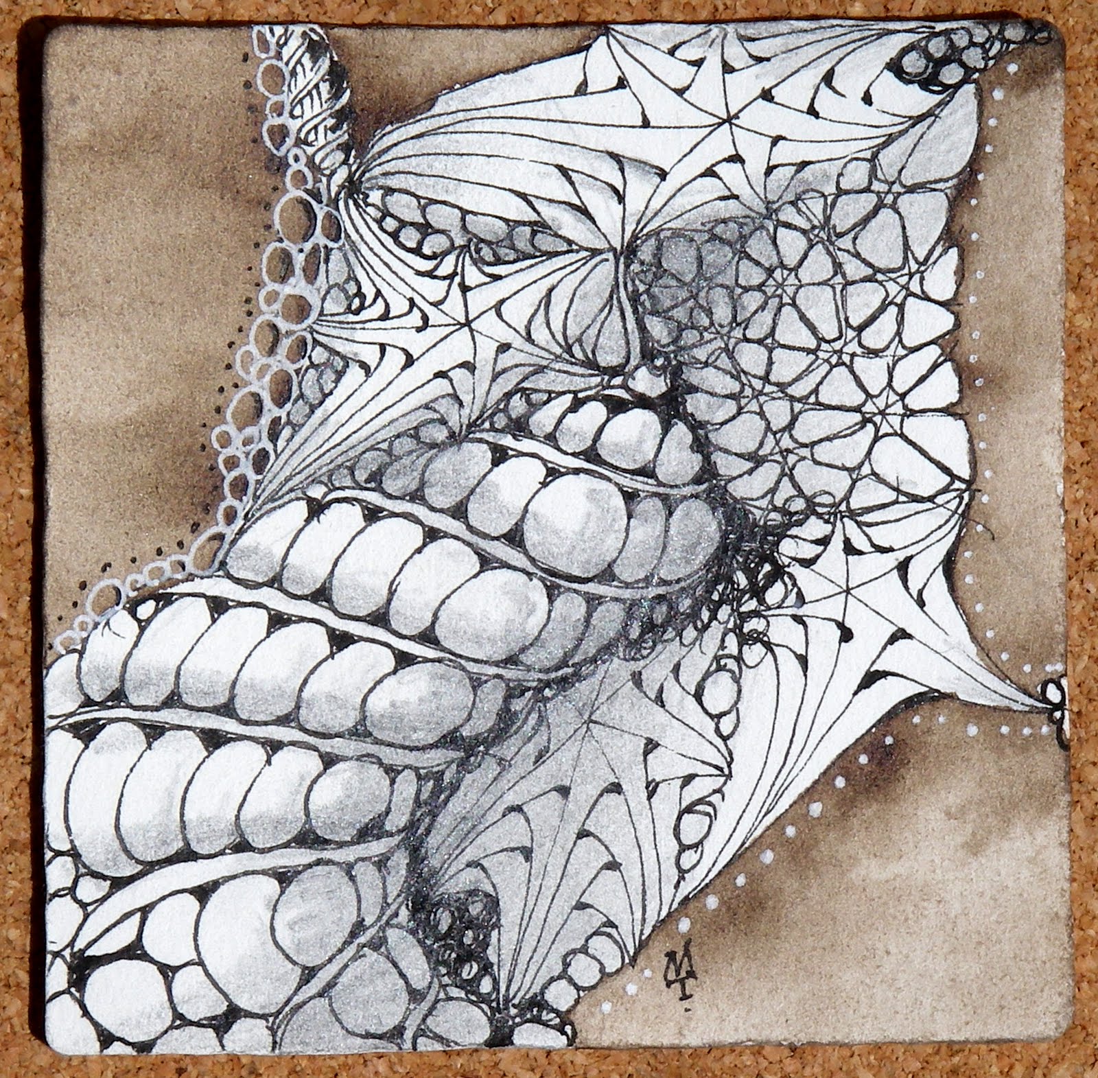 Zentangle: Stripes - Challenge #24