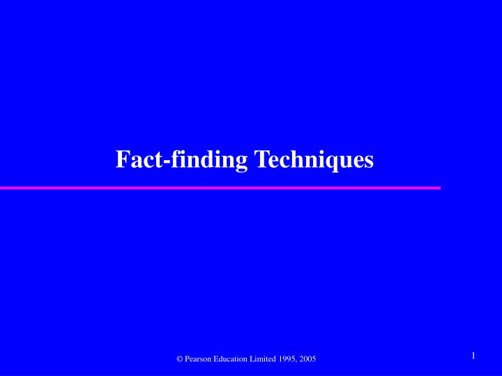 Fact findind technique | Software Engineering