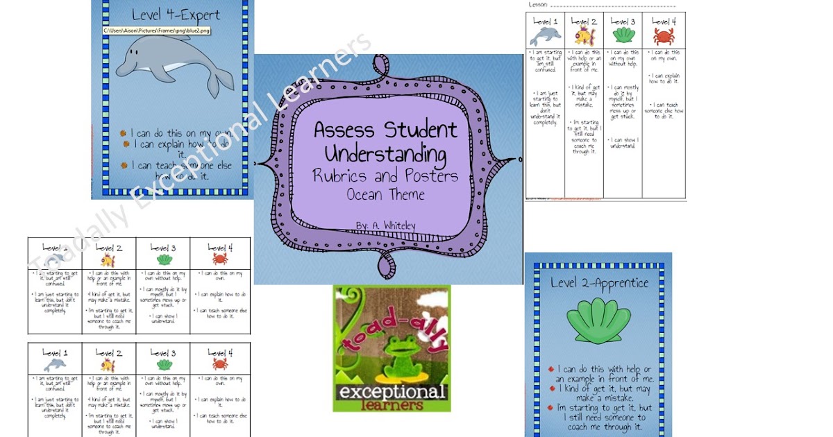 Toad Ally Exceptional Learners Creating Reflective Learners