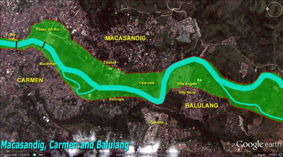 An illustration of the Flood Damage of Sendong in Cagayan de Oro