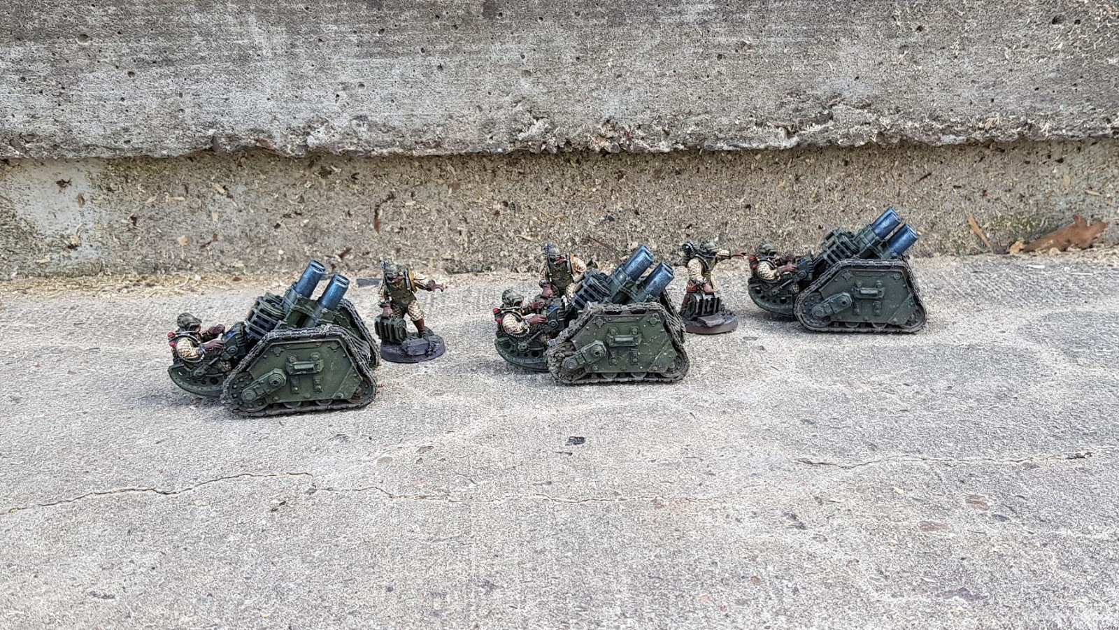 Kampfgruppe Engel: Solar Auxilia Rapier Quad mortars