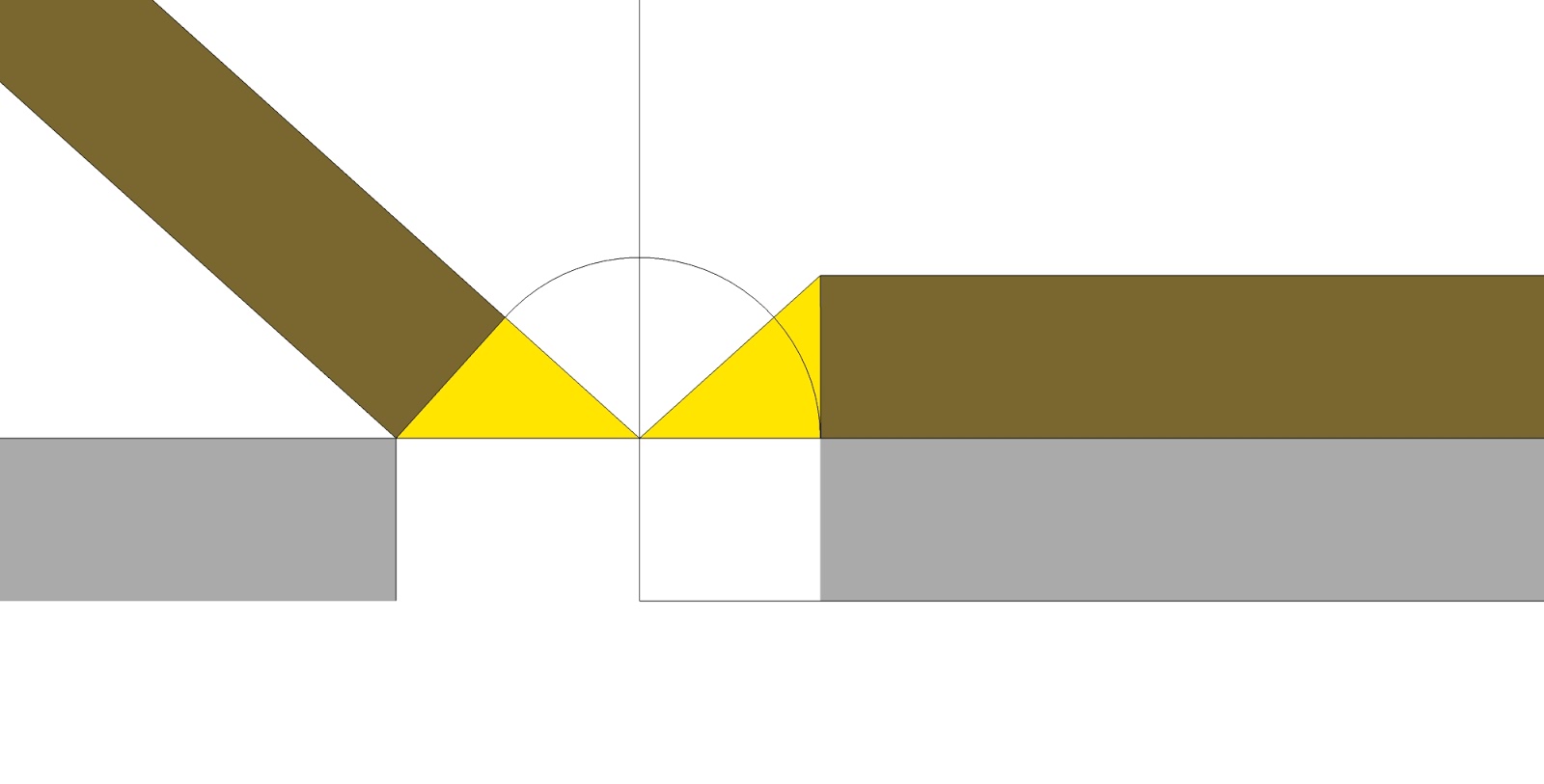 Roof Framing Geometry: Traditional Layout Using the Rabattement Surface