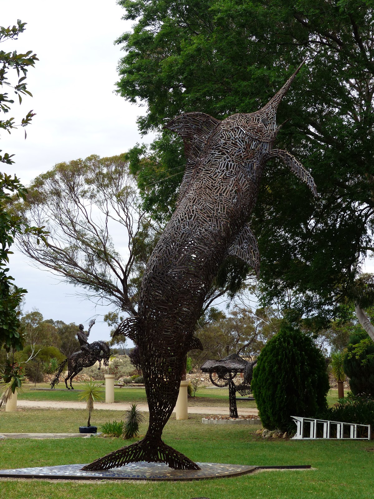 The Wandering Tops: Spanner Sculpture (Spanner Man)
