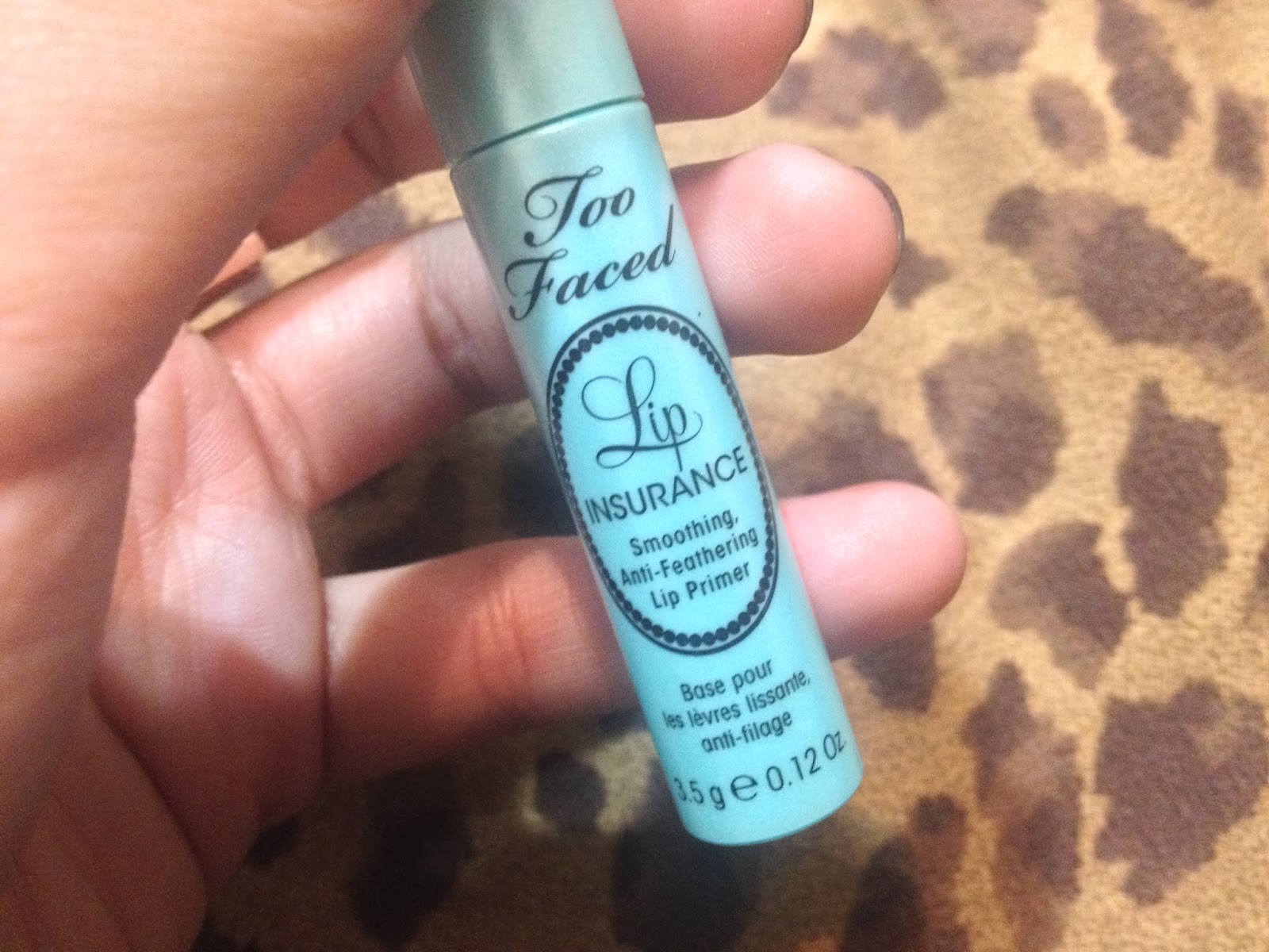 One Thousand Looks: TOO FACED LIP INSURANCE REVIEW