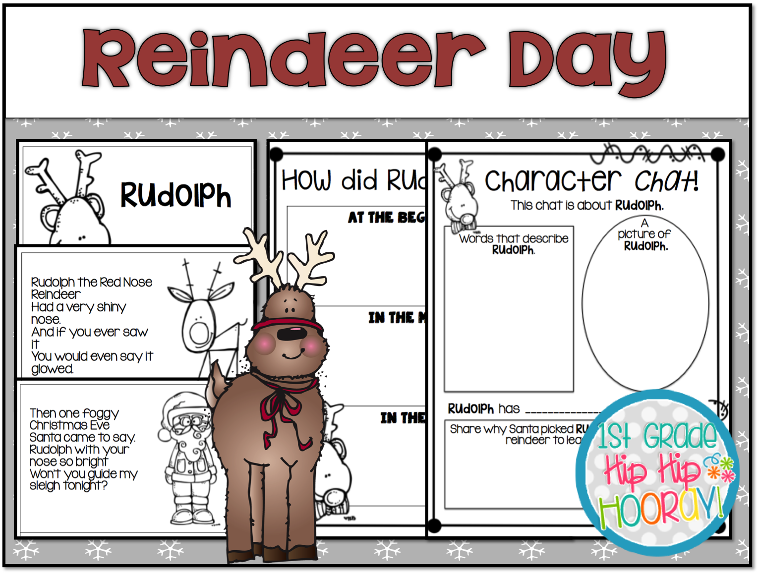 1st Grade Hip Hip Hooray!: Reindeer Day!